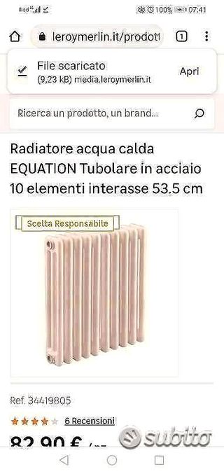 Radiatore Equation