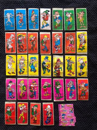 Pegatinas chicles sonrics mortadelo completa de segunda mano por 0 EUR ...