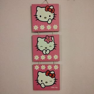 Hello Kitty - quadretti in legno 