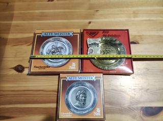 piatti decorati WMF zinco