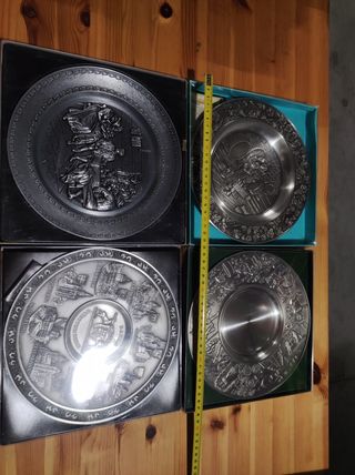 piatti decorati WMF zinco 