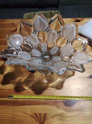 porta frutta in cristallo 