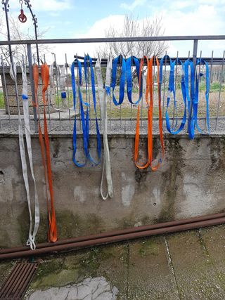 Cinghie sollevamento e traino lavorare trattore