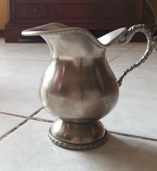 lettiera  in peltro Vintage