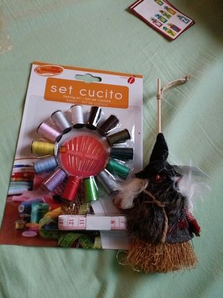 Set del cucito con la befana 