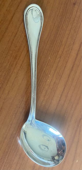 Cucchiaino storto in argento 800