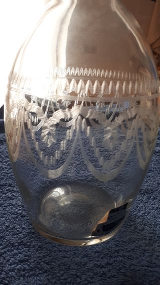 Bottiglia porta liquore vintage anni 70 cristallo 