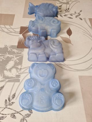 4 STAMPI IN SILICONE PER ALIMENTI