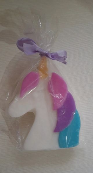 Saponetta a forma di unicorno 