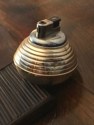 ACCENDINO DA TAVOLO IN ARGENTO ANNI 60