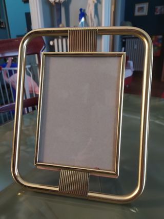 cornice porta foto in ottone anni 70