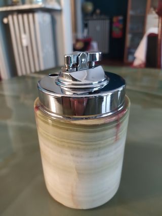 accendino porta sigarette in onice anni 50 