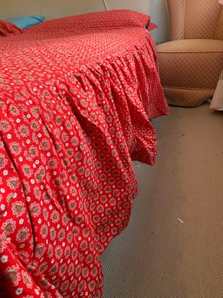 Copriletto in cotone stile Tirolese 