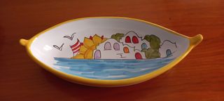 Barchetta in ceramica vietrese