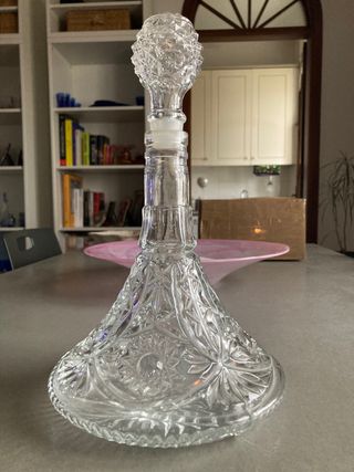 Bottiglia in cristallo vintage 