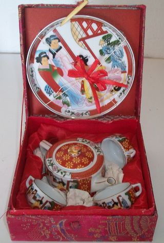 Servizio Saké vintage 6 pezzi