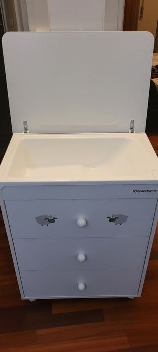 Foppapedretti cassettiera/bagnetto/fasciatoio 