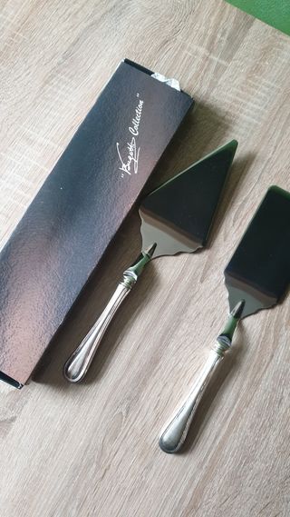 bugatti Collection set dolci + coltello argento 