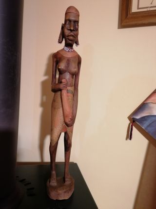 donna africana legno massiccio