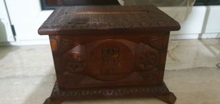 Porta sigarette in legno