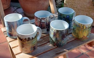 set mugs impressionist artists 