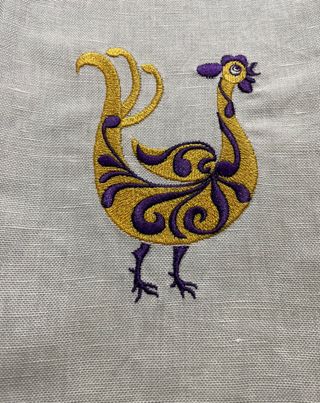 Strofinaccio ricamato