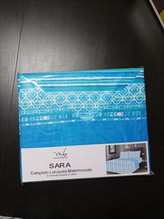 Completo lenzuola matrimoniale. 