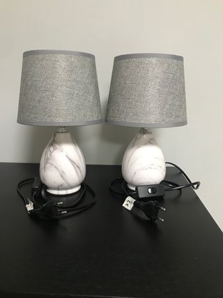 Coppia Lampade comodino 