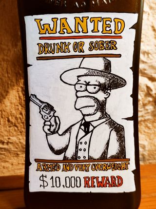 Homer Drunk Lamp Simpsons Wanted Lampada Tavolo le
