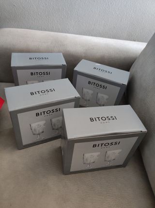 8 calici nuovi Bitossi