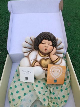 Angelo grande da parete con cuore