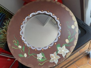 specchio dipinto a mano