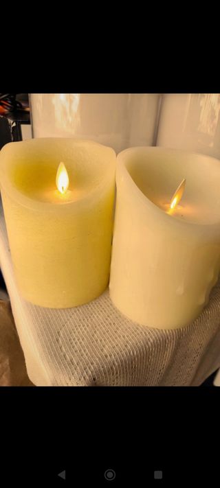 Coppia di candele a LED