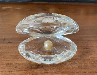 Conchiglia con perla Swarovski