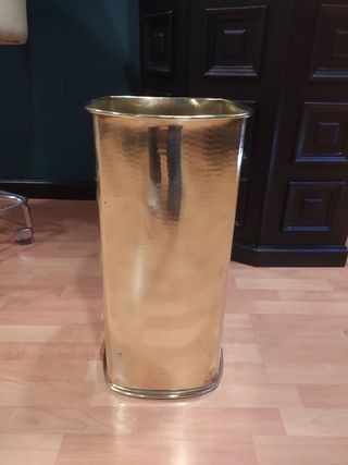 porta ombrelli in ottone martellato anni 50 