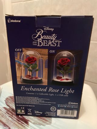 Lampada bella e la bestia usb 