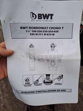 addolcitore per acque nuovo