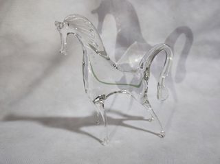 cavallo in vetro di murano