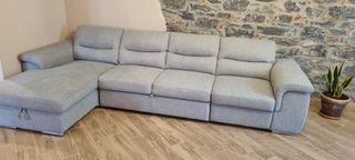 divano angolare con funzione letto e contenitore 