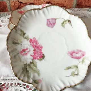 set di piattini di porcellana Limoges