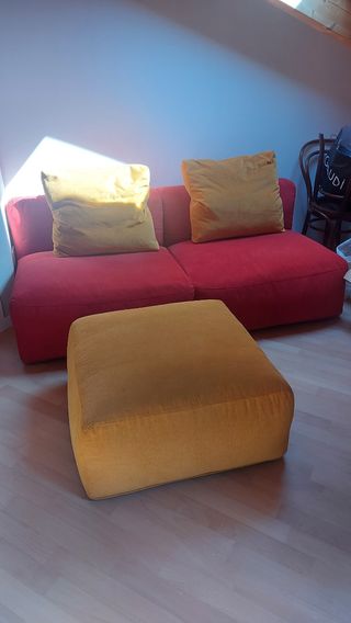 divano design con pouf