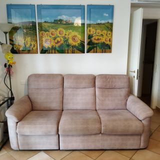 Divano 3 posti con seduta relax