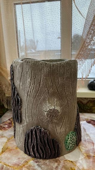 escultura de cemento (macetas portamacetas)