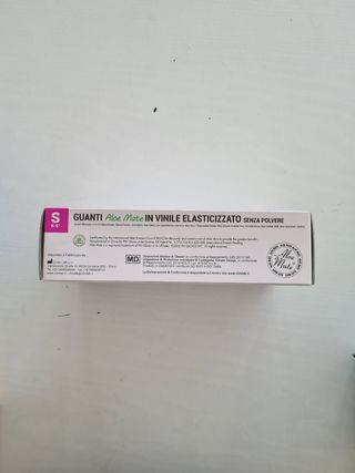 Guanti con ALOE in vinile SENZA POLVERE