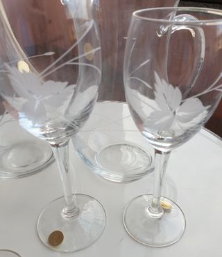 Servizi di bicchieri in cristallo