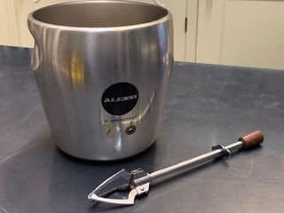 Alessi cestello ghiaccio con pinze per ghiaccio