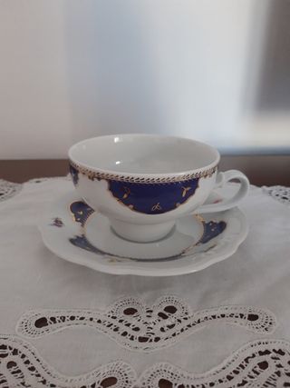tazza da the porcellana tedesca vintage. 