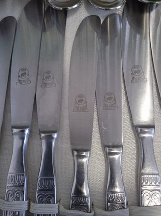 set posate acciaio inox  per 12 persone