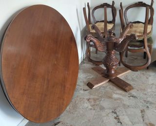 tavolo rotondo + 4 sedie