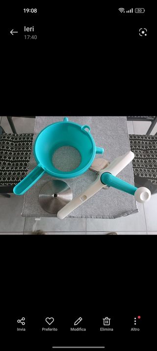 Passaverdure Tupperware 